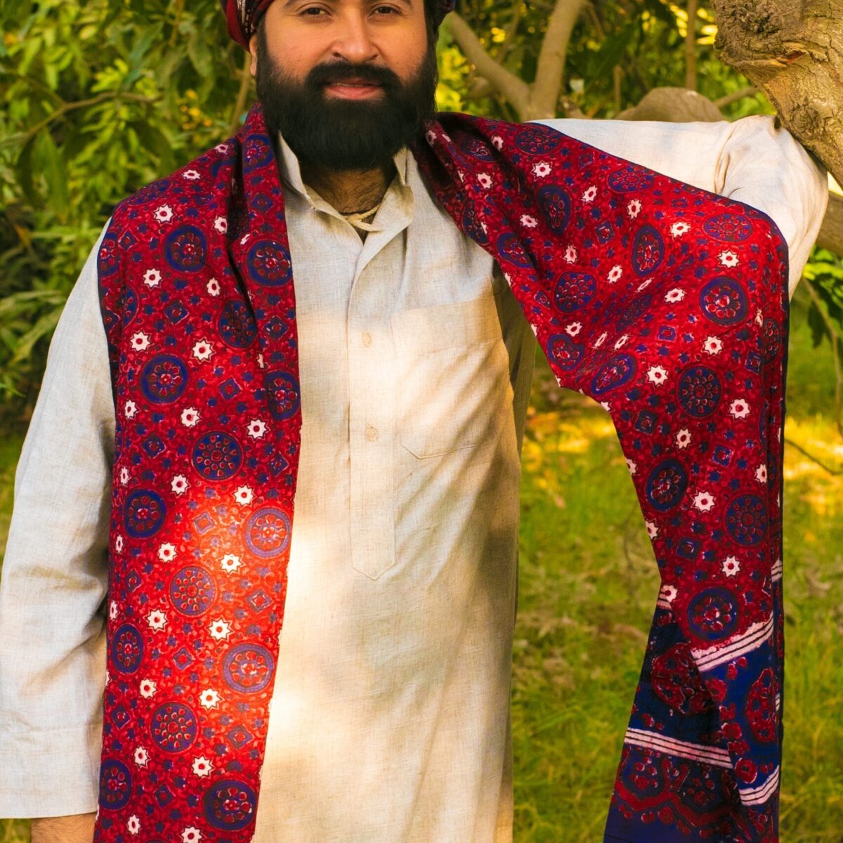 Original Ajrak Shawls | AJRAK